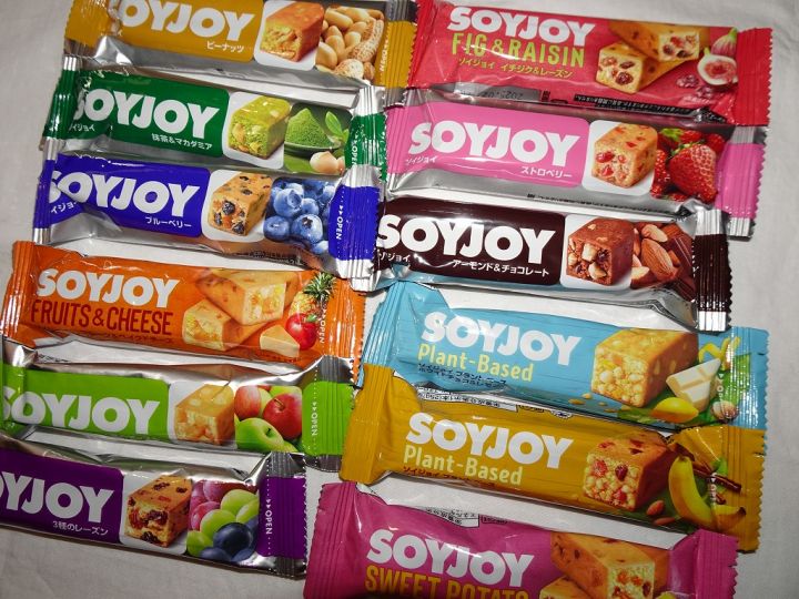 Otsuka Pharmaceutical SOYJOY Soy Protein Bars ALL 12 types Assortment 12 Set / Nuts, Fruits ...