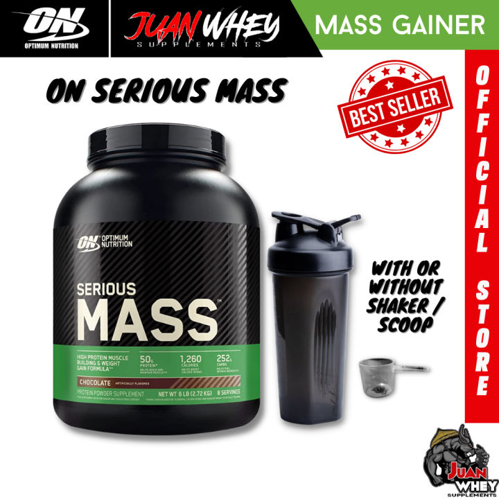 Optimum Nutrition Serious Mass 1LB | 2LBS with or without Shaker ...