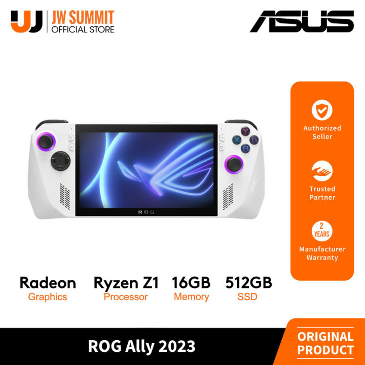 Asus ROG Ally 2023 FHD AMD Ryzen Z1 16GB 512GB SSD Radeon Win 11 ...