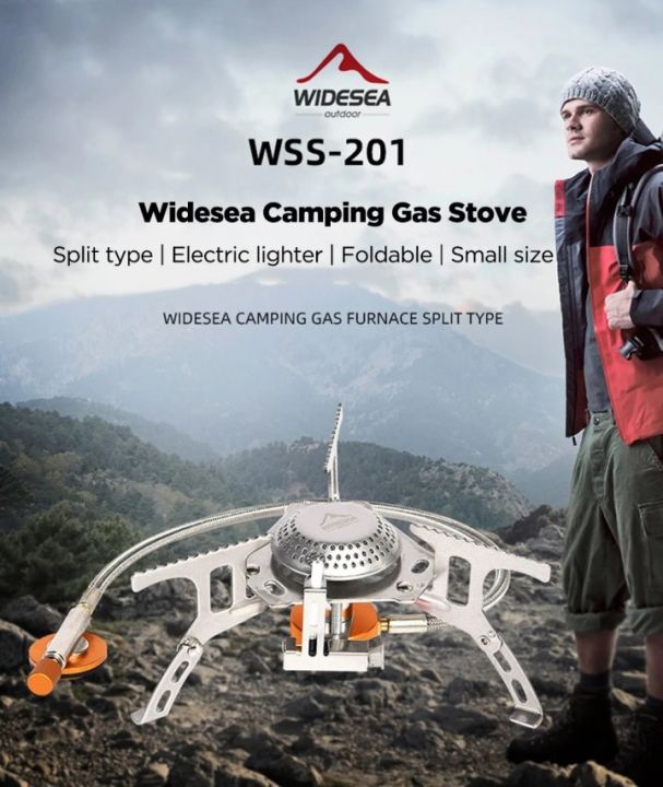 WIDESEA WSS-201 Camping Gas Stove Split Type - Kompor Camping Portabel | Lazada Indonesia