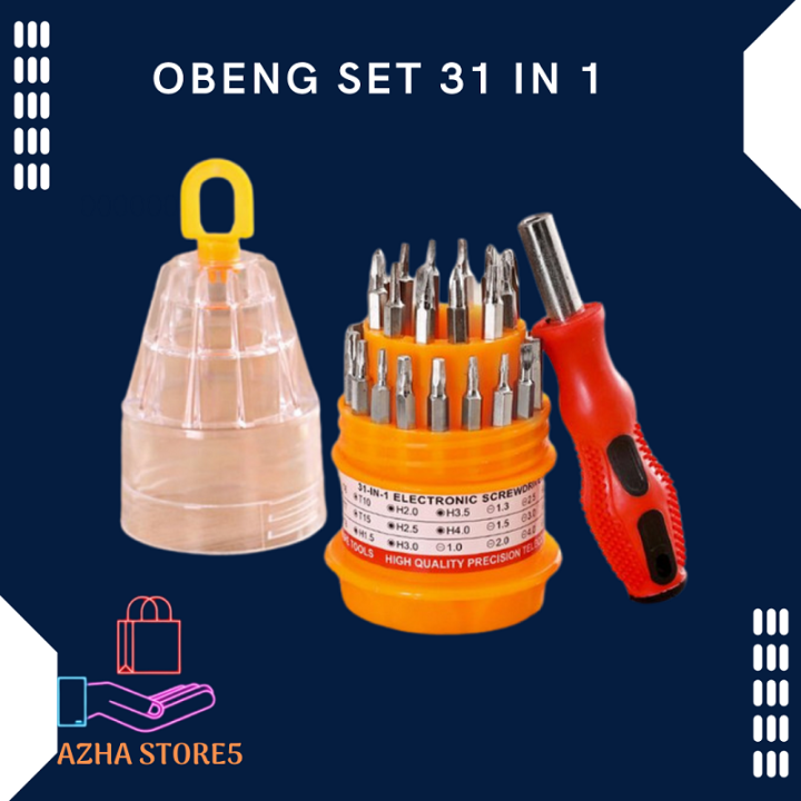 Obeng Set 31in1 / Obeng Serbaguna / Obeng Set 31in1 Multifungsi ...