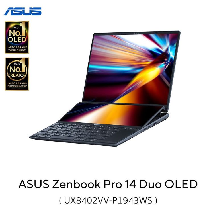 (Clearance0%) ASUS ZENBOOK PRO14 DUO OLED (UX8402VV-P1943WS) : i9-13900H/32GB/1TB M.2 SSD ...