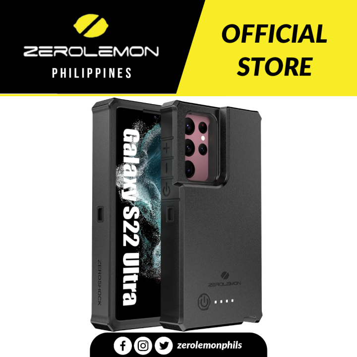 ZEROLEMON Galaxy S22 Ultra 100000mAh Battery Case | Lazada PH