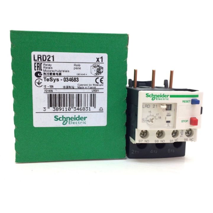 Schneider LRD21 12-18A Thermal Overload Relay high quality | Lazada ...