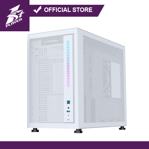 1STPLAYER MIKU MI6 GAMING CASE W/MESH FRONT & TEMPERED GLASS SIDE/ W ...