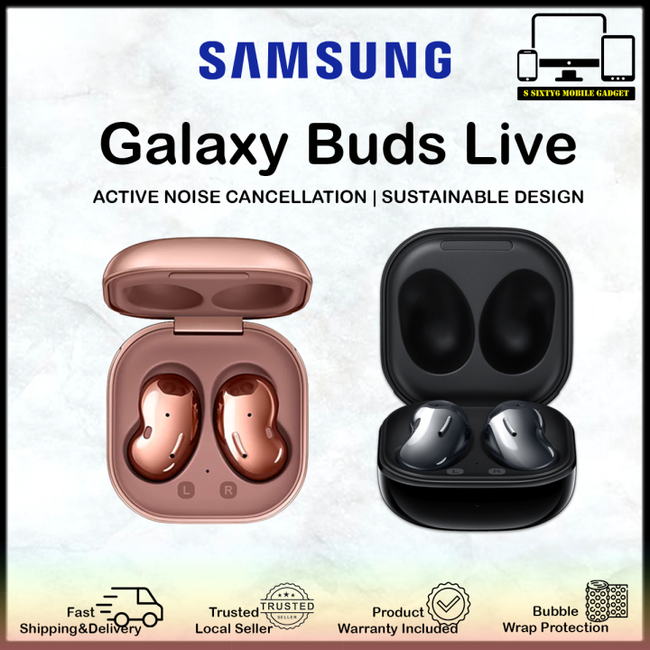 SAMSUNG Galaxy Buds Live (SM-R180) | ACTIVE NOISE CANCELLATION ...
