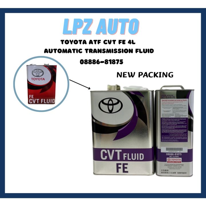 ORIGINAL GENUINE Toyota ATF CVT FE 4L Automatic Transmission Fluid OIL ...