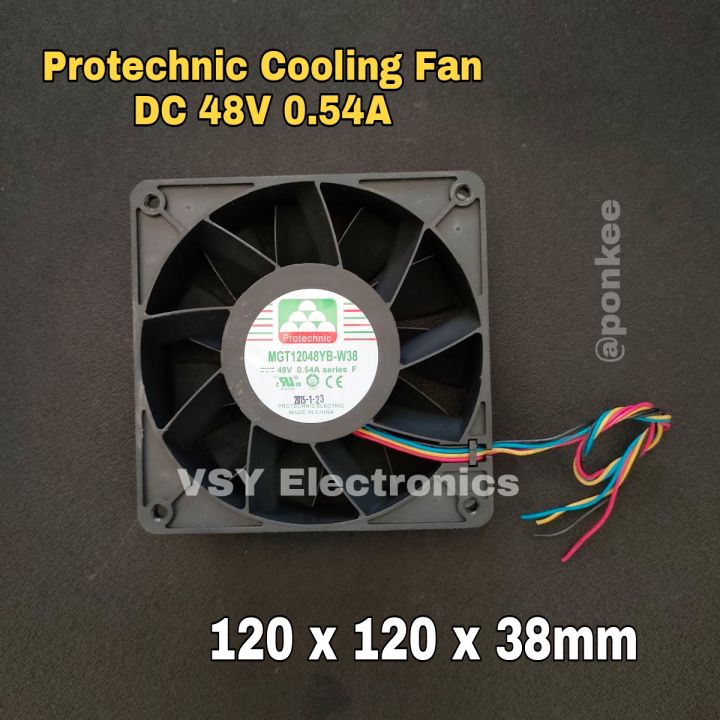 Protechnic 48v dc 0.54a Heavy Duty Industrial Grade Blower Cooling Fan ...