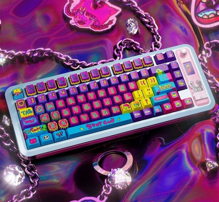 Unique Keycap Joint Name "Quiet & Cool" PBT Original Key Cap for ...