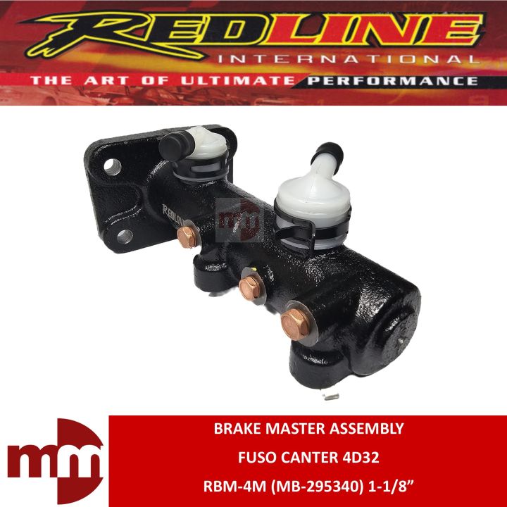 REDLINE Brake Master Assembly for FUSO CANTER 4D32 (MB-295340) 1-1/8 ...