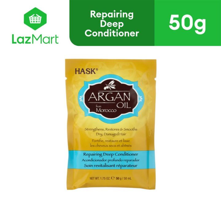 Hask Argan Oil Repairing Deep Conditioner Packet 50g | Lazada PH