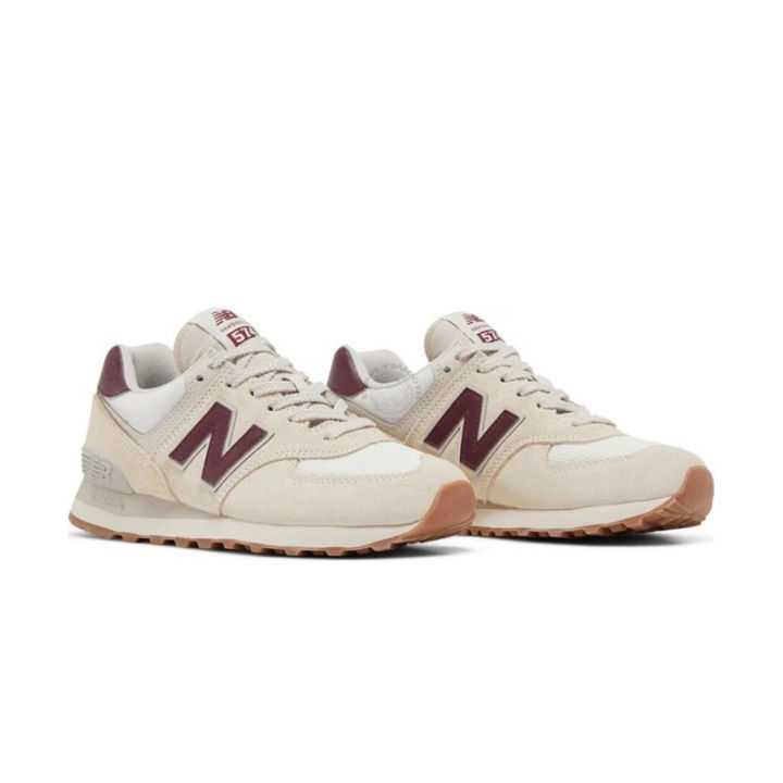 SPESIAL PRESS Sepatu New Balance 574 Sepatu NB 574 Moonbeam Maroon ...