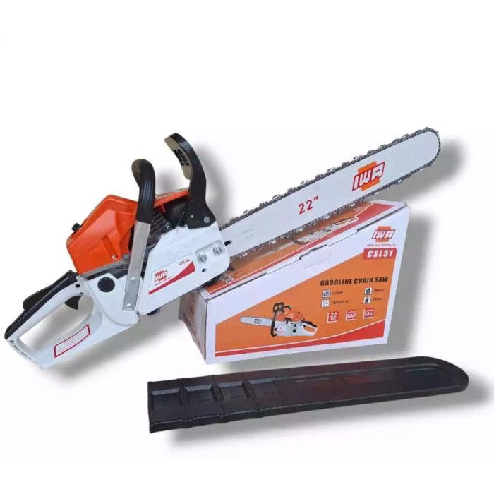 MESIN POTONG POHON CHAINSAW IWA GCS5122 MESIN SENSO LASER BAJA 22 INCH ...