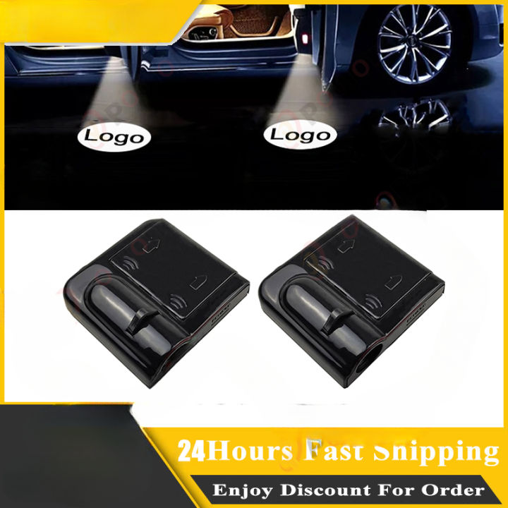 LT 2 cái xe không dây cửa chào đón Đèn Led Laser đèn chiếu Logo đèn ...