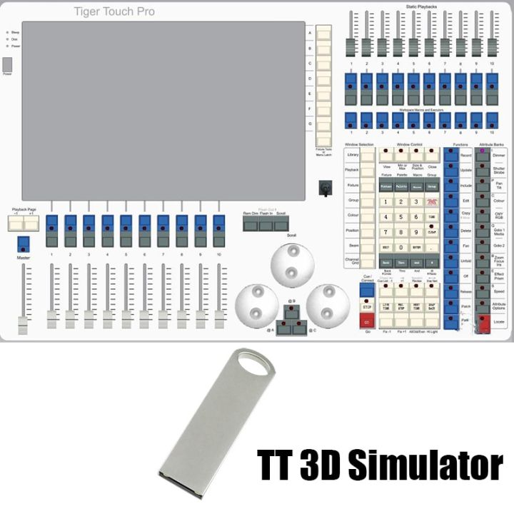 Laquitalo Tiger Touch 3D Simulator USB Dongle Stage Light Effect ...
