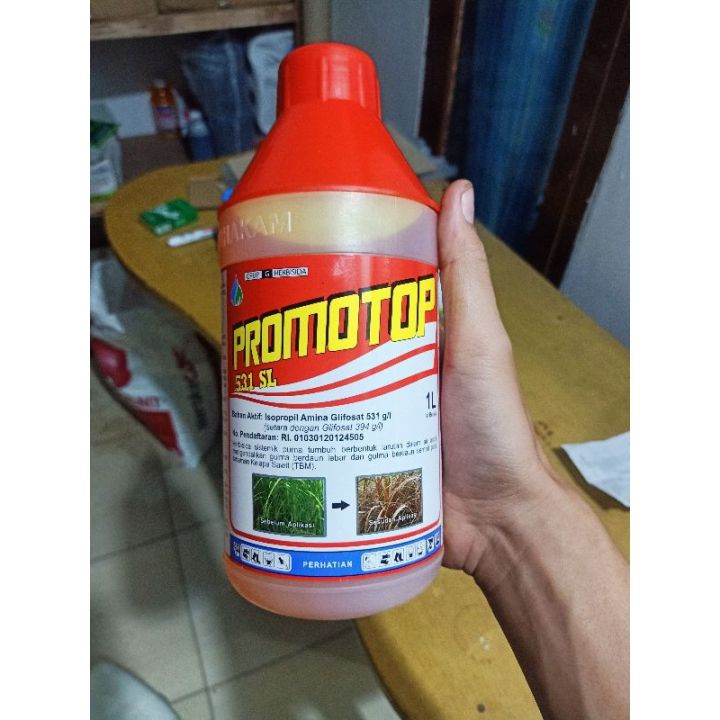 Herbisida Promotop 531 SL 1 Liter - Racun Rumput Sistemik Isopropil ...