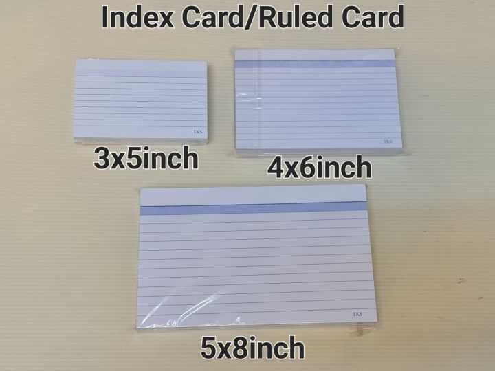 Index Card Ruler Card 100sheet | Lazada