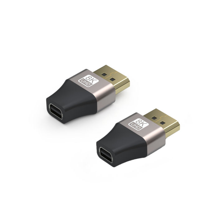 Mini DisplayPort to DisplayPort Adapter 8K60Hz DP2.1 Female to MiniDP ...