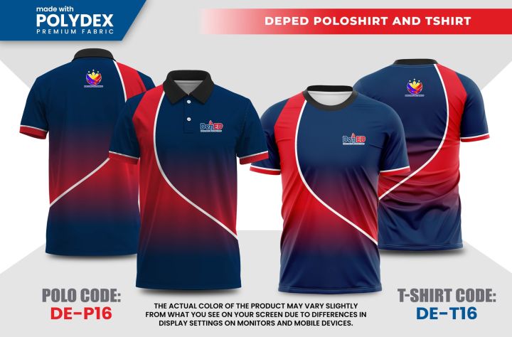 2025 New Design DEPED MATATAG POLO SHIRT AND T-SHIRTS FULL SUBLIMATION ...