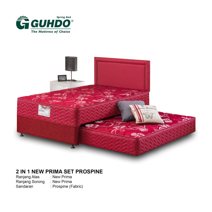 Kasur Guhdo New Prima 2in1 Springbed Size 100 X 200 Hb Prospine Fullset