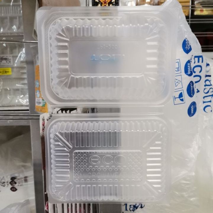 [LS] Plastic Lunch Box 100pcs Eco Plastic TPI-200 MTP-27 Eco-2 / Bekas ...
