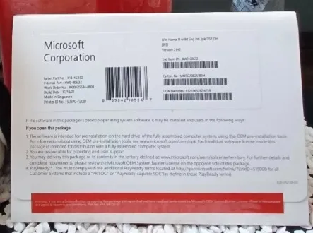 Microsoft Windows 11 Home 64 Bit English 1pk DSP OH DVD Version 21H2 ...
