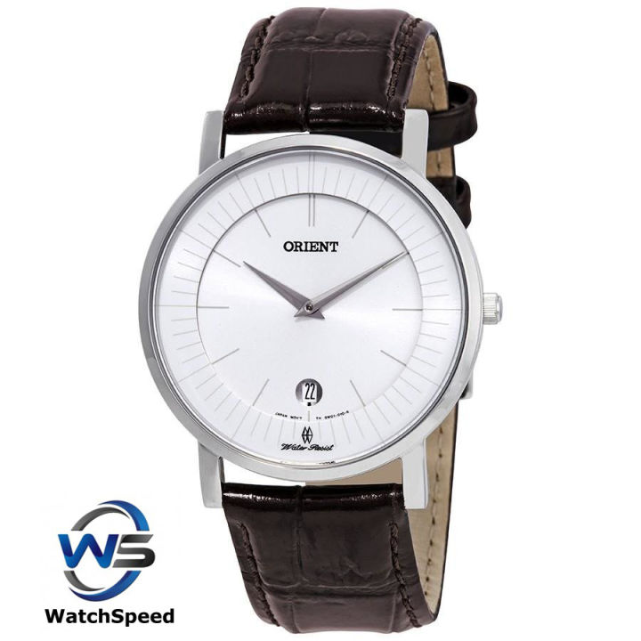 Orient FGW0100AW0 Mens Quartz Watch With Leather Strap FGW0100A ...