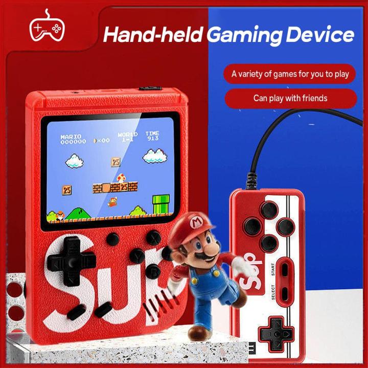 Retro Game Boy Handheld Console - 400 Classic Games, 3-Inch Screen ...