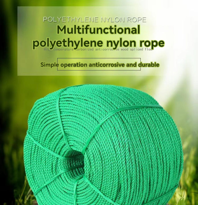 3-12mm raw material polyethylene rope truck rope high tensile strands ...