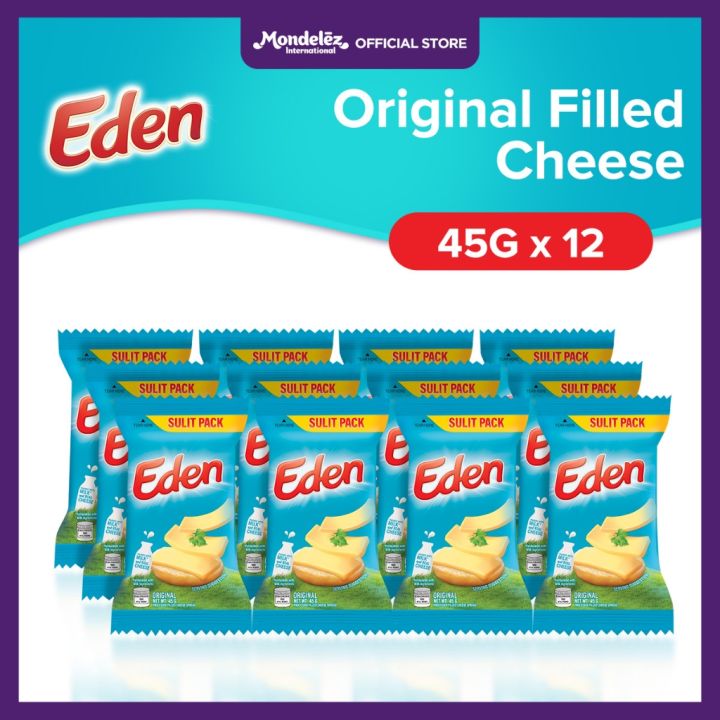 Eden Original Sulit Pack - Filled Cheese 45g with Milk Vitamins A B2 ...