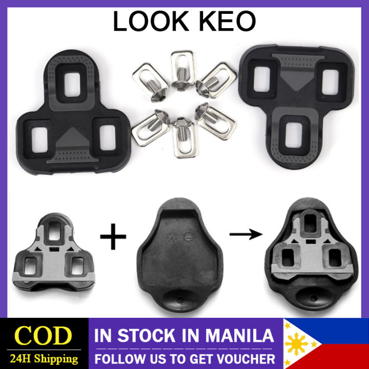 Road Bike Cleats Attachment LOOK KEO Bicycle Look Cleats Pedal Clipless ...