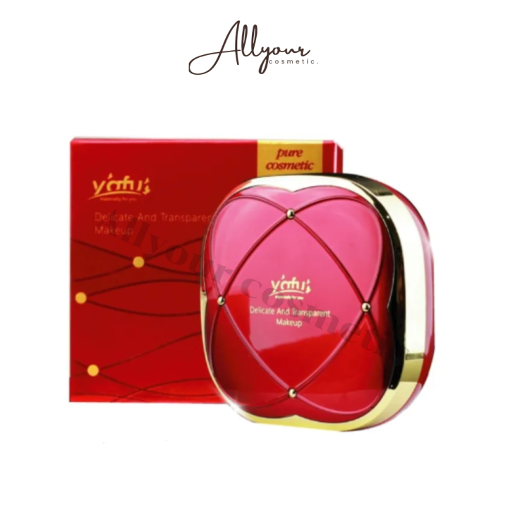 (ของแท้) แป้งพัฟ YAFU MAGIC SOFT AND SMOOTH POWDER เนื้อเนียน ปกปิด ...