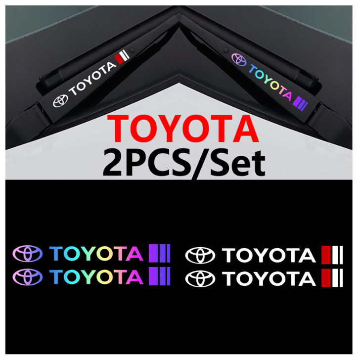 Toyota Brand Logo Sticker Wiper Decorative Waterproof Sticker Body ...