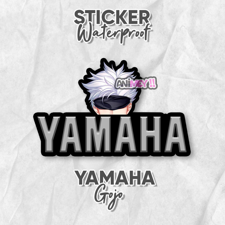 Stiker Gojo Satoru Logo Yamaha / Stiker Anime Waterproof | Lazada Indonesia