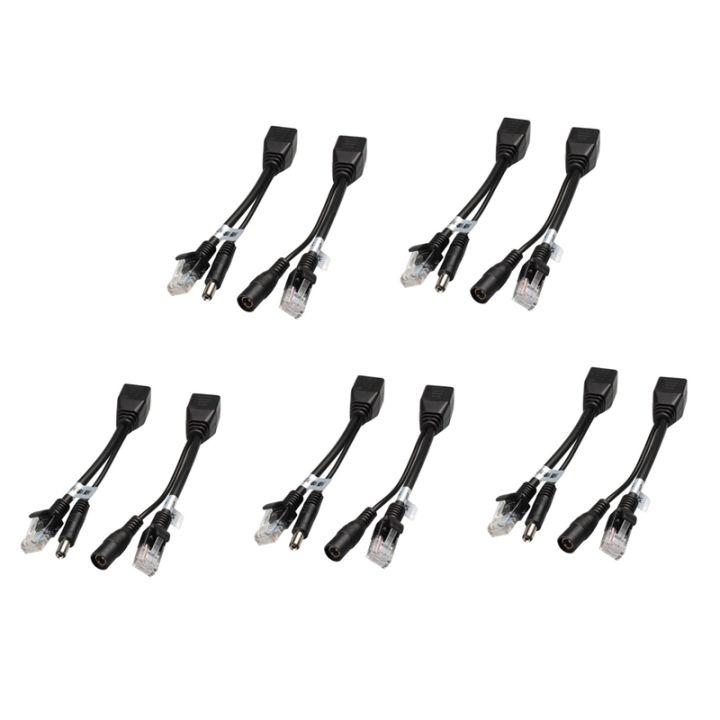 (QUEM) 10Pcs(5Pair) POE Splitter POE Switch POE Cable Adapter Tape ... (QUEM) 10Pcs(5Pair) POE Splitter POE Switch POE Cable Adapter Tape ...