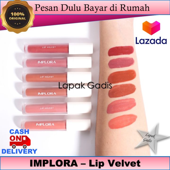 Implora Lip Velvet | Lazada Indonesia