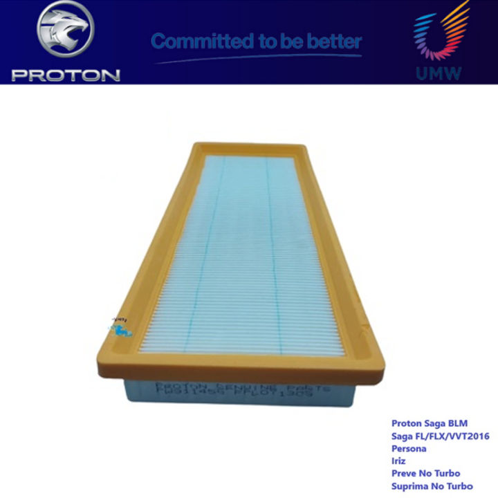 Air Filter OEM PW911458 Proton Saga BLM/FL/FLX/Persona /VVT 2016/Iriz ...