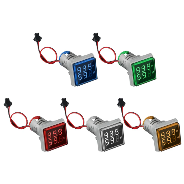 double Display Hour Meter with Ventilation Holes & Low Energy ...