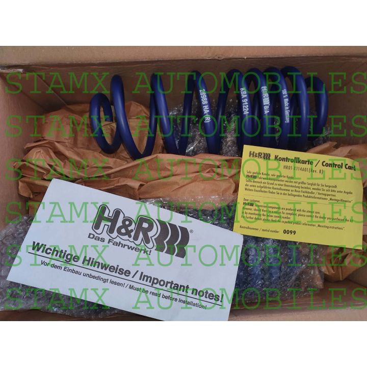 Per Ceper / Lowering Spring ASLI ORIGINAL merk H&R made in Germany VW ...