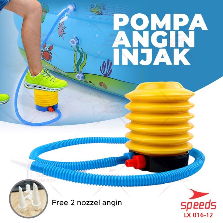Pompa Injak Plastik pompa pelampung bola kasur balon angin | Lazada ...