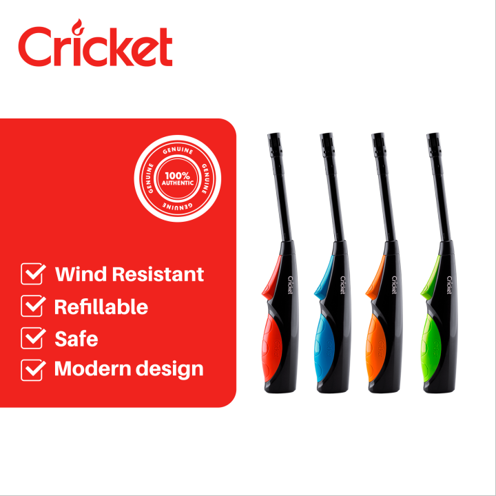 Cricket Kitchen Lighter TURBO Wind Resistant Refillable (1pc) | Lazada PH