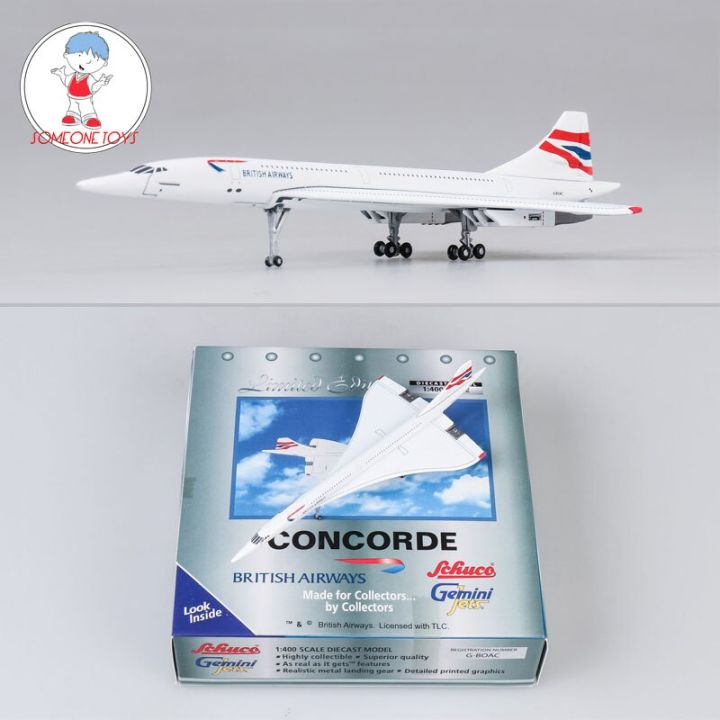 1/400 Scale British Airways Concorde Metal Alloy Airplane Model 16Cm UK ...