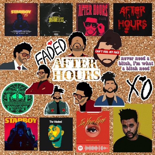 20 pcs The Weeknd Vinyl Sticker Set | Lazada PH