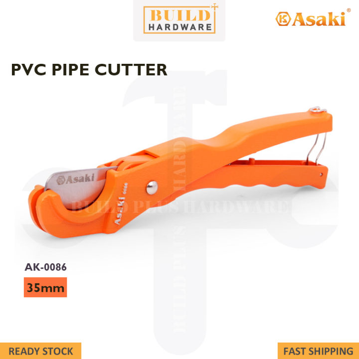 ASAKI Heavy Duty PVC Pipe Cutter 35mm AK-0086 便捷式PVC管子割刀 Pemotong Paip ...
