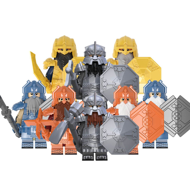ORC Armor Dwarf Minifigures Lord of the Rings Building Block Toys Gift ...