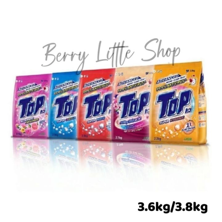 [READY STOCK] Top Powder Detergent （3.6kg/3.8kg） | Lazada
