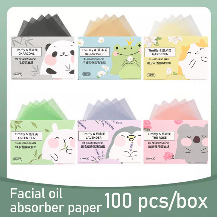 Dorisna 100Pcs Face Oil Blotting Paper Protable Face Wipes Facial ...