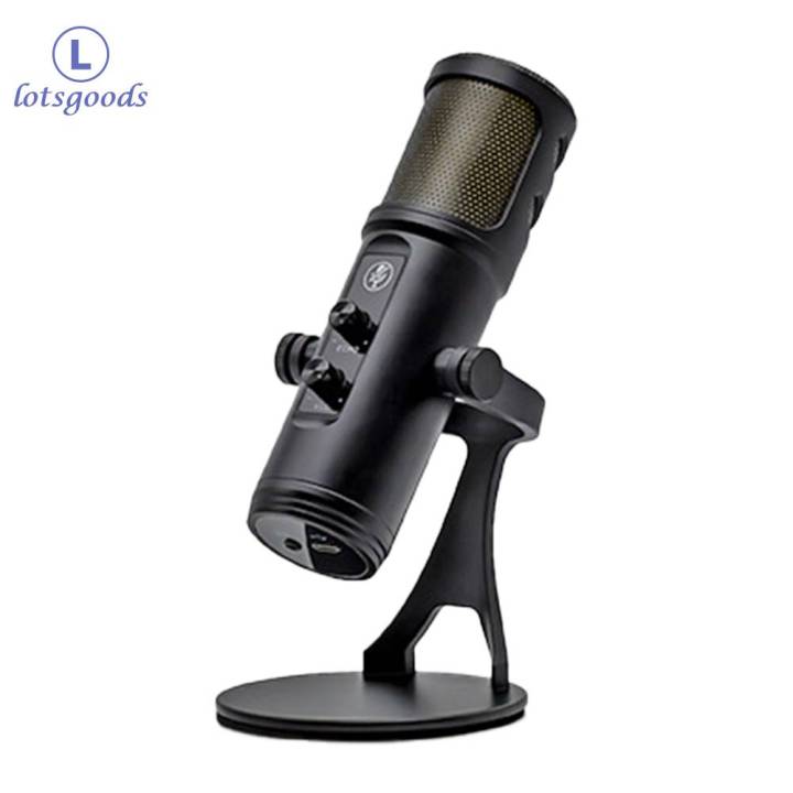 USB Studio Microphone with RGB Light Live Gaming Microphone Noise ...