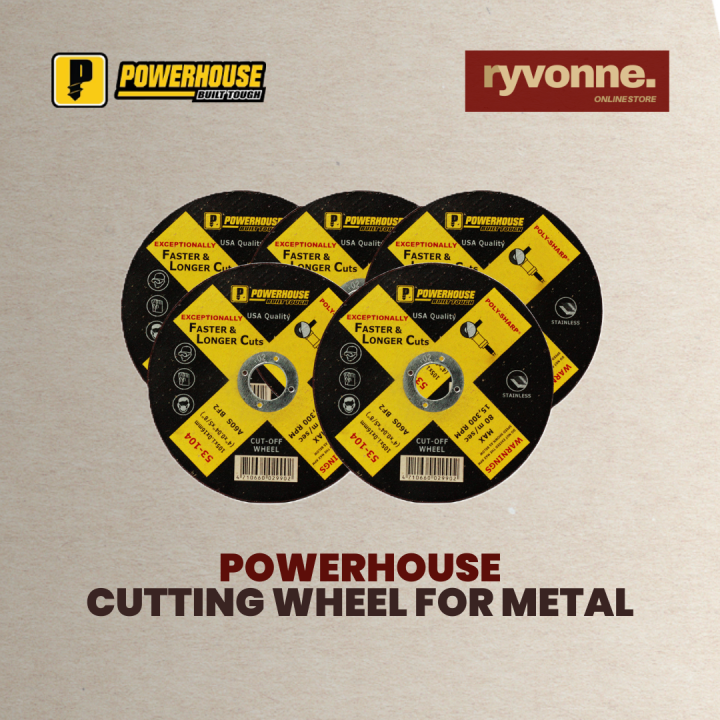 Powerhouse Cutting Wheel for Metal (4") | Lazada PH