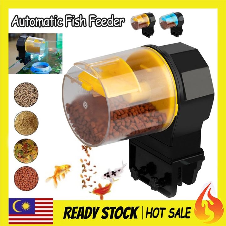 Automatic Feeder Aquarium Goldfish Smart Timing Auto Fish Timer Food ...